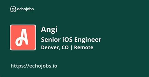 Hiring Senior Ios Engineer Usd 140k 210k Denver Co Swift Api Rdenverjob