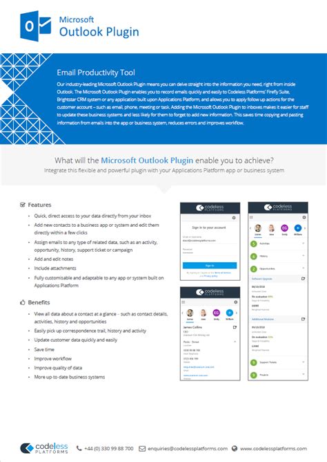 Microsoft Outlook Plugin Email Productivity Tool For Crm And Apps