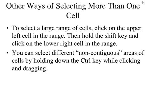 Yrexcel 1 Entering And Formatting Data