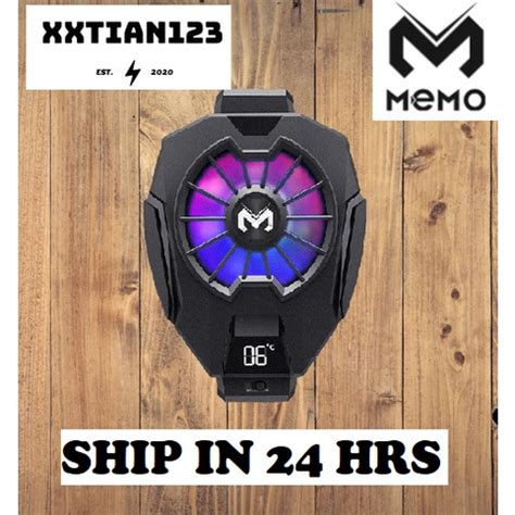 NEW AND LATEST MODEL MEMO DL Portable Gaming Radiator Cool RGB Led Cooling Fan For Mobile