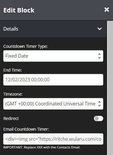 03018b Setting Up A Fixed Date Countdown Timer Kleq Help Center