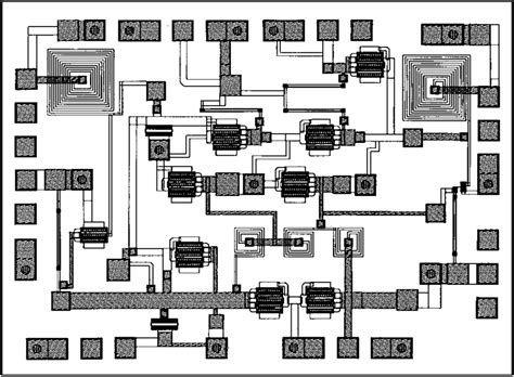 Layout Of Gaas Mmic Lumped And Tuned Transversal Filter Download Scientific Diagram