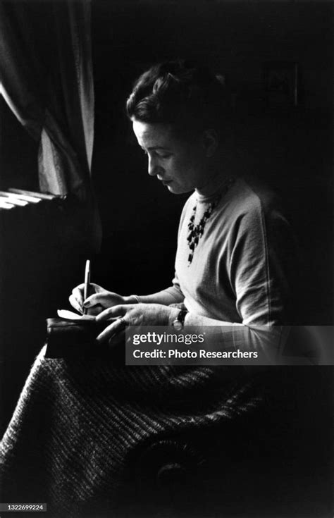 View Of French Author And Philosopher Simone De Beauvoir As She