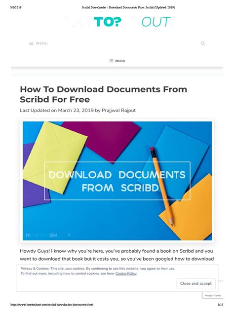 How To Download From Scribd Pdf Pdf Internet Privacy Scribd