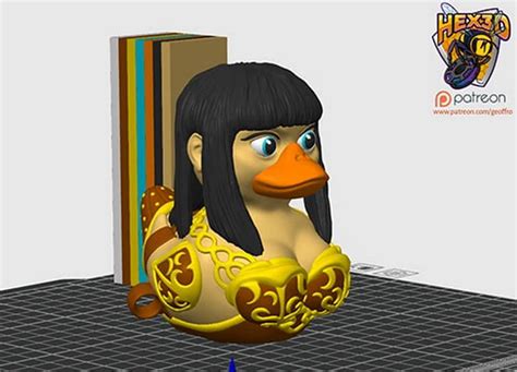 Xena Duck 3d Print Model Download Free