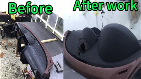 Bmw E63 Cracked Dashboard Restore Youtube