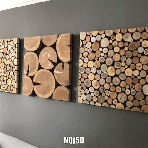 Get Organized With Custom Cabinets How To Make Wood Slice Wall Art