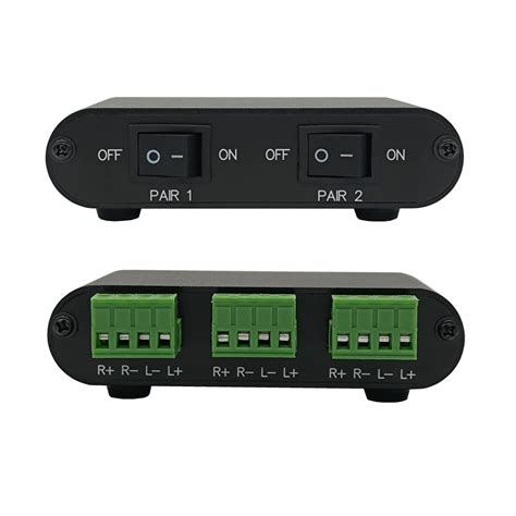Buy 2 Way Audio Stereo Speaker Selector Switcher Box Combiner Multi