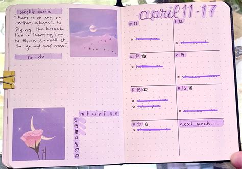 This Weeks Simple Mini Bujo Spread Is Brought To You By These Cute