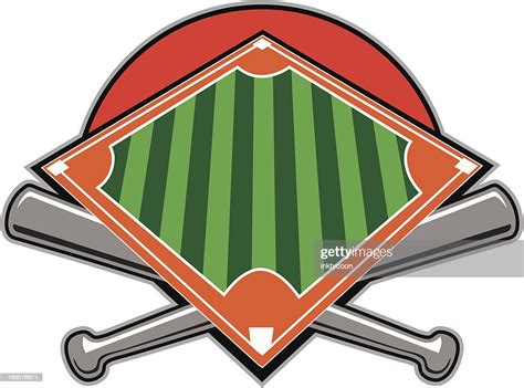 Baseball Diamond Vector Art