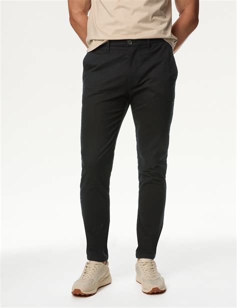 Skinny Fit Stretch Chinos Mands Collection Mands