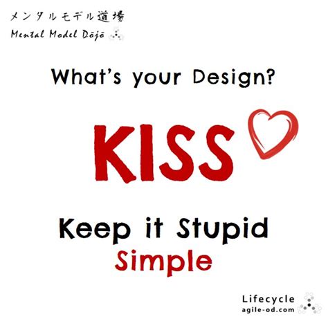 Kiss Keep It Stupid Simple