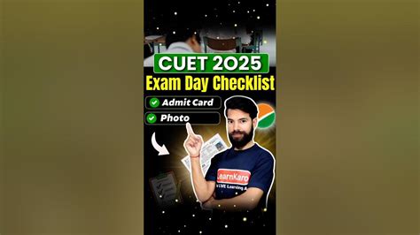 Cuet Exam Day Compulsory Items ️🔥 Shorts Youtube
