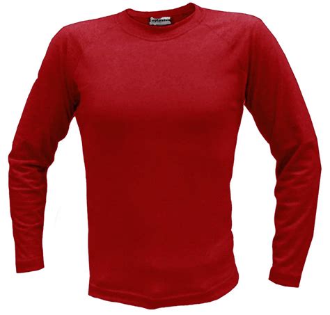 T Shirt Roja Manga Larga