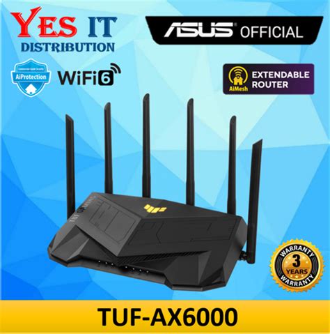Asus Tuf Ax Wi Fi Gaming Router Ax Aimesh Extendable Router Lazada