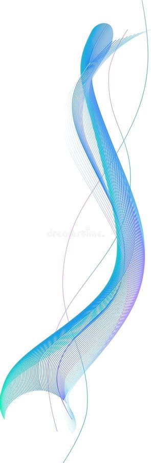 Abstract Wave Data Visualization Cyberspace Big Data Analytics Digital Era Information