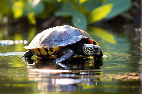 Premium Ai Image High Quality Photography Of A Tutle In The Water