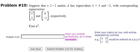 Solved Problem Suppose That A X Matrix A Has Chegg Com