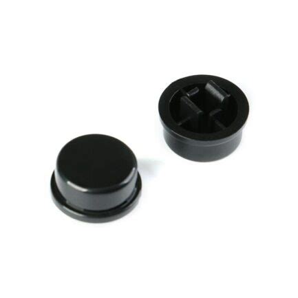 Tactile Push Button Switch Cap Black Microchip Lk