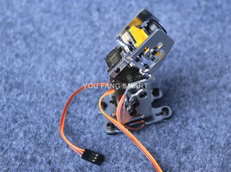 2 Dof Robot Gimbal Metal Bracket To Dual Axis Servos Sky End Fpv Camera Gimbal Bracket For