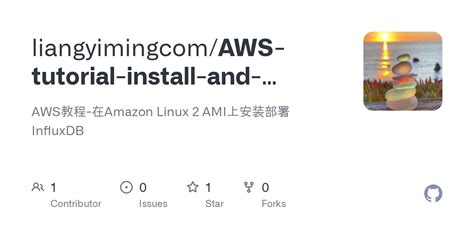 Github Liangyimingcomaws Tutorial Install And Deploy Influxdb On