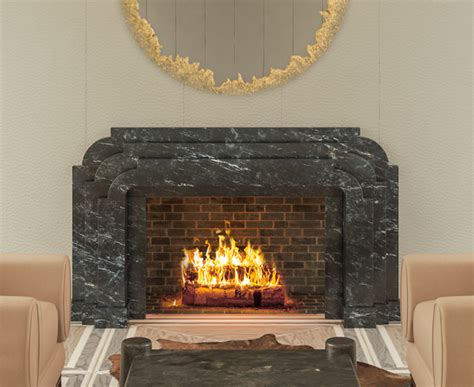 Fireplaces Material Bespoke Stone Tile