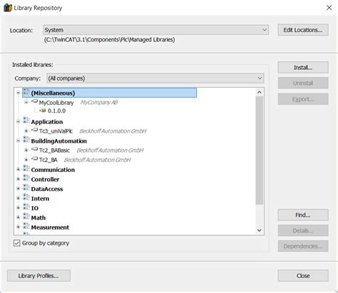 Github Sagatowski Twincat Librarycategories Twincat Library Categories Template