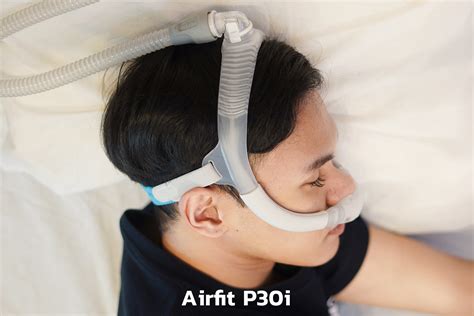 Airfit P30i Nasal Pillow สำหรับ Cpap หน้ากากแบบรองใต้จมูก ท่ออากาศออก