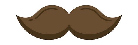 사진 부스 요소 콧수염 그림 프리미엄 벡터