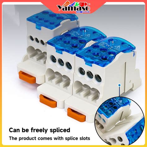 Jual Kotak Sambungan Masuk Beberapa Keluar Blok Terminal Rel Din Konektor Kabel Kotak
