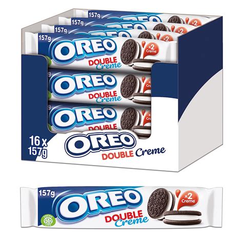 OREO Double 16 x 157g, Knuspriger Kakao Doppelkeks gefüllt mit ...