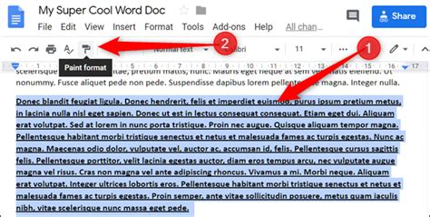 How To Quickly And Easily Copy Formatting In Google Docs