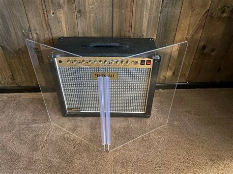 New 2 Ft Tall 3 Ft Wide 2 Panel Amp Shield Plexiglas Guitar Etsy