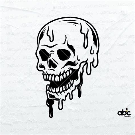 Sick Skull Stencils