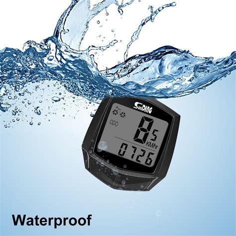 1pcs Bike Computer Wired Digital Stopwatch Waterpr Vicedeal