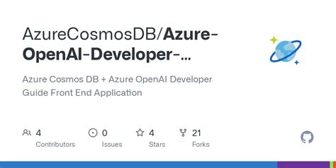 Github Azurecosmosdb Azure Openai Developer Guide Front End Azure Cosmos Db Azure Openai