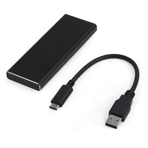 M Ngff Ssd To Usb C External Enclosure Usb Type C Converter Adapter Stick Axgear Ca