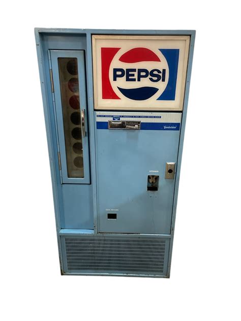 1970s Pepsi Cola Vending Machine Good Working Order Approx 25in W X
