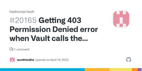 Getting 403 Permission Denied Error When Vault Calls The Aws Eks