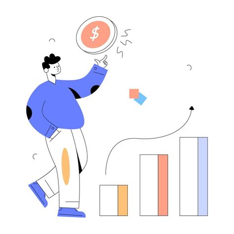 Premium Vector A Scalable Flat Illustration Of Financial Infographics