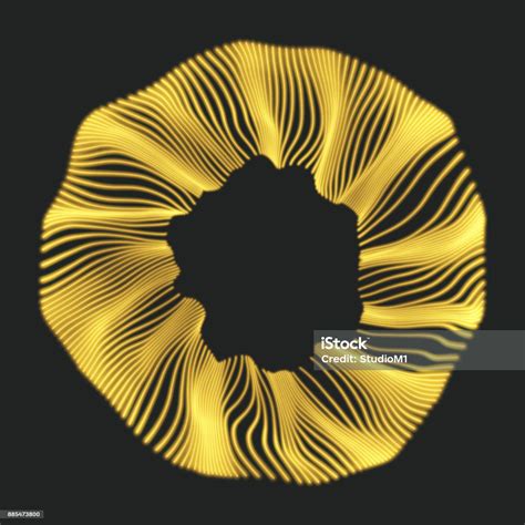 동적 입자 배열입니다 3d 기술 스타일입니다 추상적인 배경입니다 0명에 대한 스톡 벡터 아트 및 기타 이미지 0명 3차원 형태 검은색 Istock