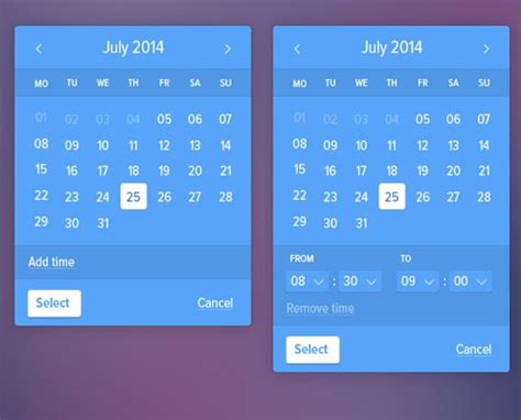 28 Datepickers For Website Ui And Mobile Apps Bittbox