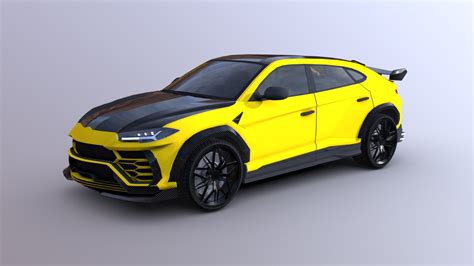 Lamborgini Urus Lowpoly Buy Royalty Free 3d Model By Aglobex