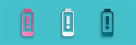 종이 절단 배터리 충전 수준 표시기 아이콘 파란색 배경에 격리 종이 아트 스타일입니다 벡터 일러스트레이션 가득 찬에 대한 스톡 벡터 아트 및 기타 이미지 Istock