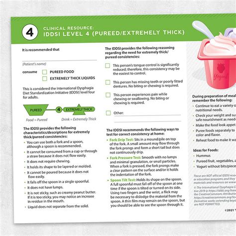 Iddsi Level 4 Pureed Extremely Thick Etsy