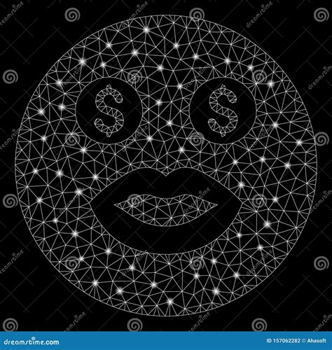Flare Mesh 2d Prostitute Smiley With Flare Spots Stock Vector Illustration Of Seller