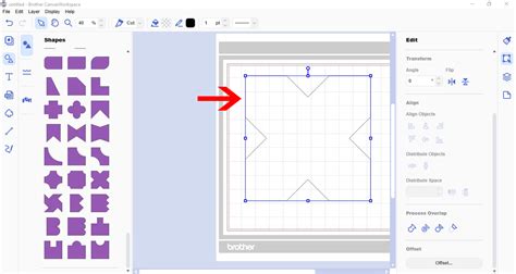 Faux Stitching In Brother Scan And Cut Canvas Workspace Design Bundles