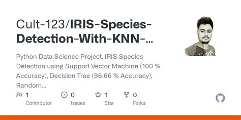Github Cult 123iris Species Detection With Knn Svm Decisiontree Randomforest Adaboost