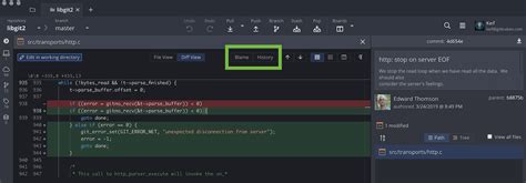 Access Diff Blame And History In Gitkraken Desktop