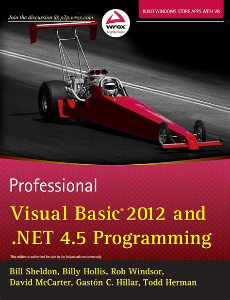 Professional Visual Basic 2012 And Net 45 Programming Bill Sheldon
